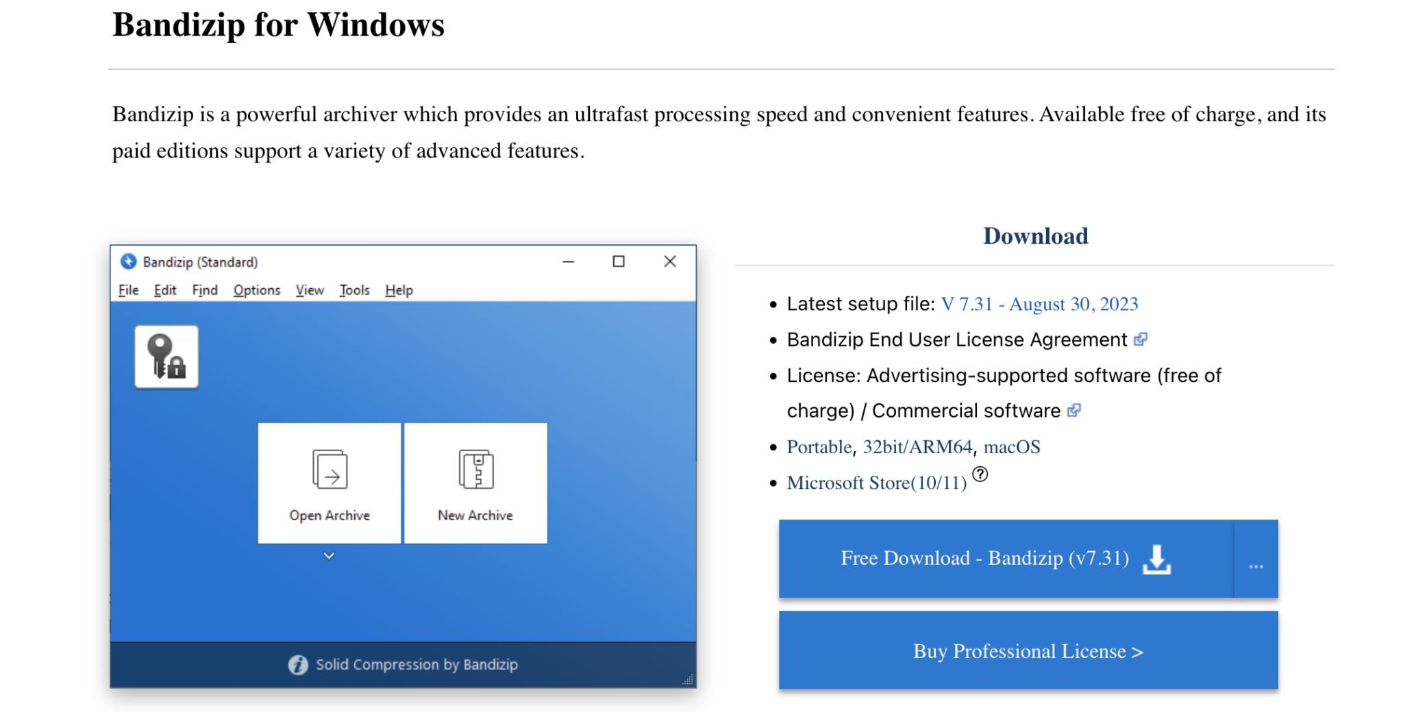 Best WinRAR Alternative - Unzip One